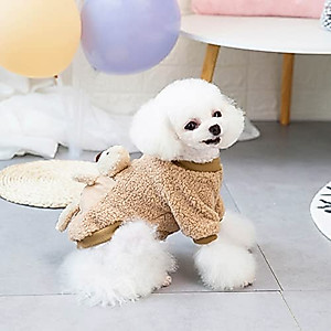 Pet Clothes for Medium Dogs Easter Clothes Fall and Winter New Teddy Small Dog Winte Back Teddy Bear Sweater for Large Dogs Female