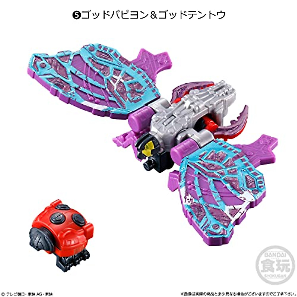 Bandai Shokugan Super Mini PLA Ohsama Sentai King-Ohger Shugod Gattai Series 01 King Ohger Set