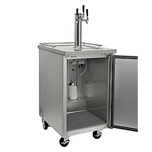 Kegco kegerator, Triple Tap, Stainless Steel