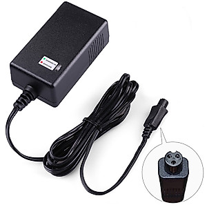 LotFancy Battery Charger, Compatible with Razor Hovertrax 2.0 Electric Scooters, Swagtron T1, T3, T6, Power Supply Adapter for 36V 42V Lithium Battery, UL Listed, Mini 3-Prong Connector