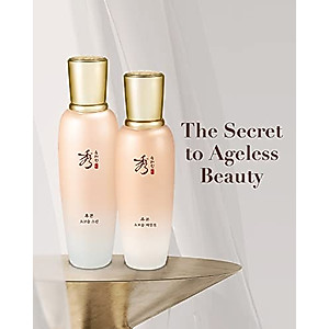SOORYEHAN BON EXTRA MOISTURE SKINCARE GIFT SET - Korean Skincare Gift Set, Luxury Premium High-end Hydrating Toner, Emulsion Lotion, Cleansing Foam, Cream, Eye Cream (385ml / 13.01 Fl Oz) by LG BEAUTY
