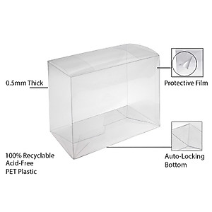 Viturio Pop Protector Cases Compatible with Funko Pop! Movie Moments Vinyl Figures .50mm (2 Pack)