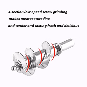 Sunmile SM-G33 Electric Meat Grinder - 1HP 800W Max Power - ETL Stainless Steel Meat Grinder Mincer Sausage Stuffer, Stainless Steel Blade and Plates and 1 Sausage Maker