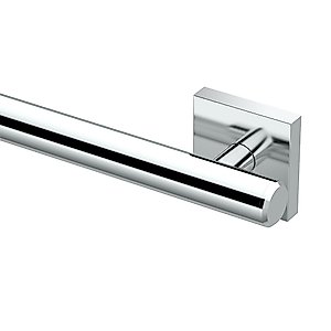 Gatco 940 Elevate 12"L Grab Bar, Chrome/ADA Compliant Stainless Steel Safety Grab Bar for Bathroom