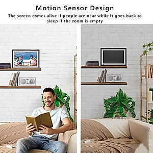 Digital Picture Frame, 10.1 inch WiFi Digital Photo Frame 32GB, 1280*800 IPS Touch Screen, Smart Electronic Picture Frame Slideshow, Load Photo Video from phone via Frameo App, Rotating, Gift VNEIMQN