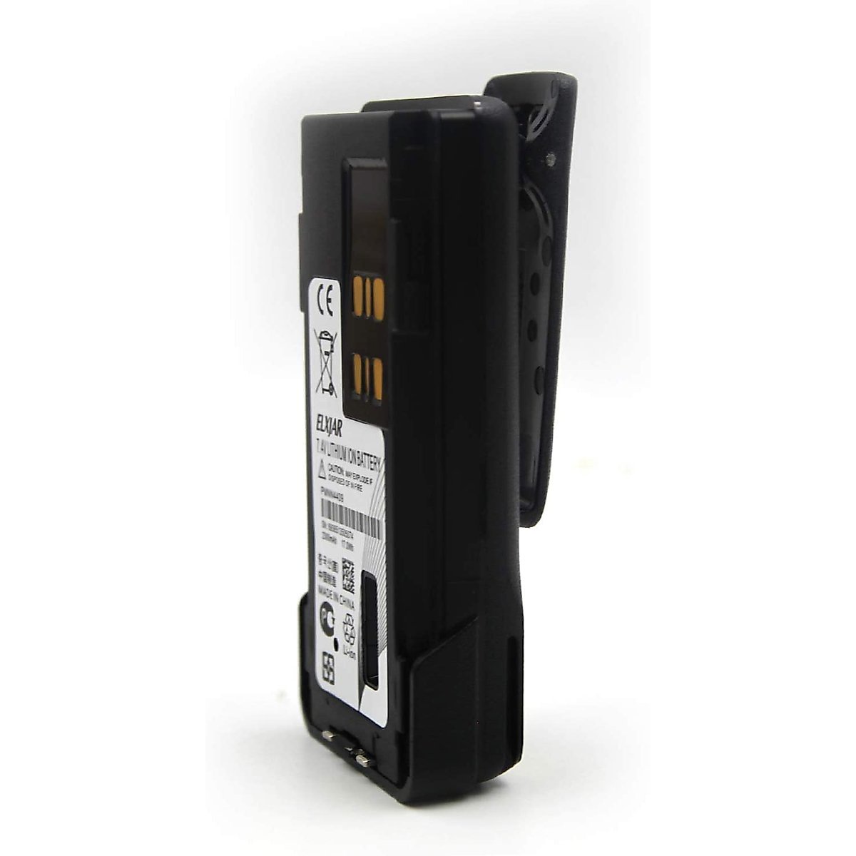 elxjar (4-Pack) 7.4V 3000mAh PMNN4409AR Replacement Two-Way Radio Battery for Motorola XPR7350 XPR7580 XPR7550 XPR3300 APX4000 APX1000 XPR3300 XPR3500 XPR7550 XPR7580 XPR7350 DP4400 PMNN4448