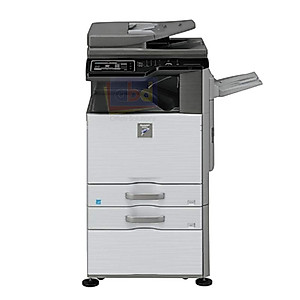 Sharp MX-M365N Tabloid/Ledger-Size Monochrome Laser Multifunction Printer - 36ppm, Copy, Print, Network Print, Color Network Scan, E-Mail, Auto Duplex, Wireless Network, 2 Trays, Stand (Renewed)