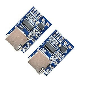 Comimark 2Pcs GPD2846A TF Card MP3 Decoder Board 2W Amplifier Module for Arduino