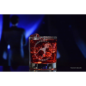 STAR TREK Property of Discovery Etched Whiskey Glass - Officially Licensed, Premium Quality, Handcrafted Glassware, 11 oz. Rocks Glass - Perfect Collectible Gift for Series Lovers & Special Occasions