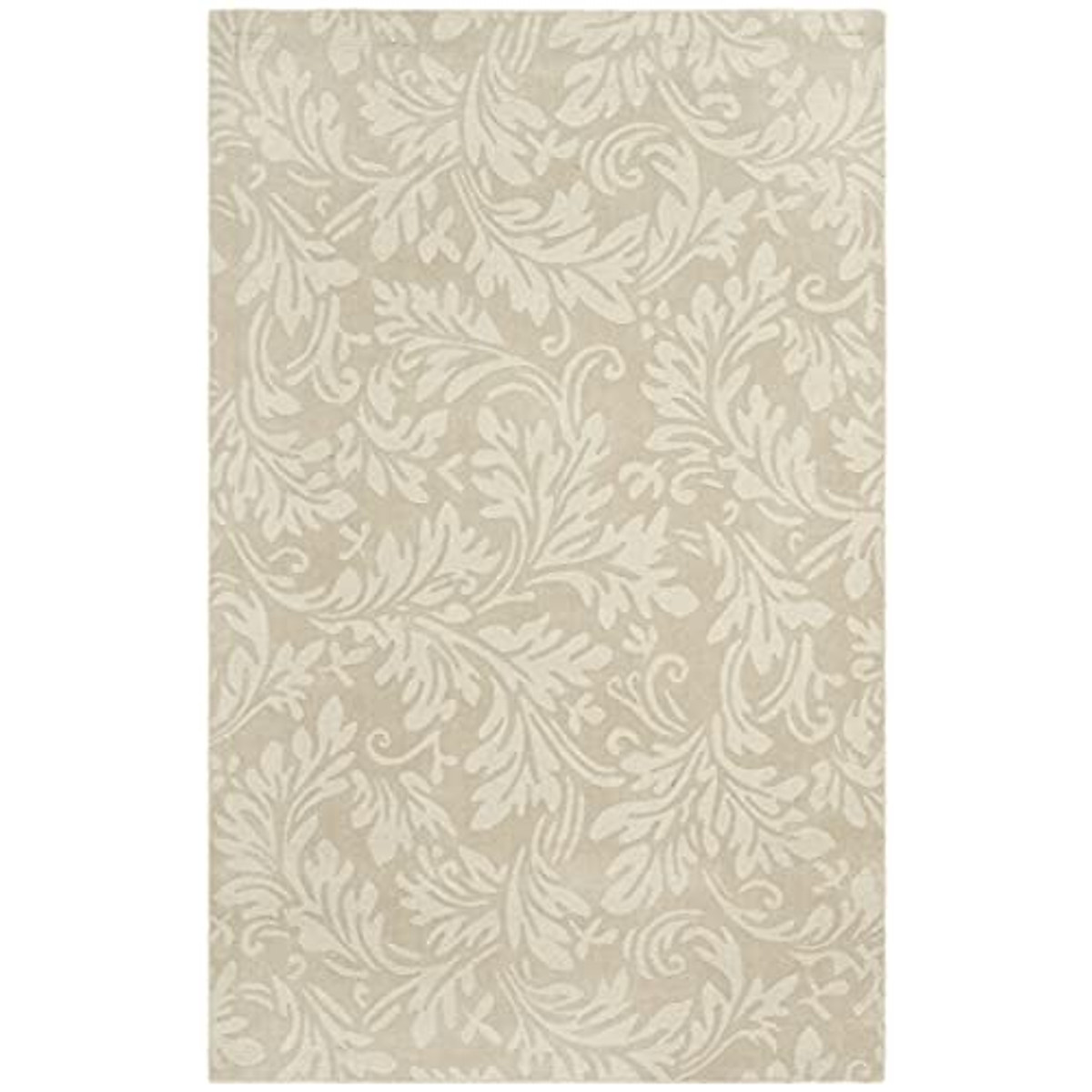 SAFAVIEH Impressions Collection Area Rug - 5' x 8', Sage, Handmade Wool, Ideal for High Traffic Areas in Living Room, Bedroom (IM344C)