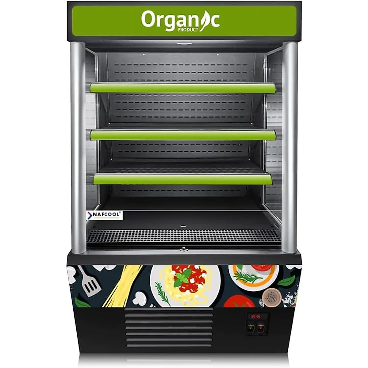 Open Air Merchandiser Grab And Go Refrigerator Display Refrigerator