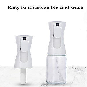 Oil Sprayer for Cooking, 200ml Olive Oil Sprayer Mister, Olive Oil Dispenser, Glass Olive Oil Spray Bottle, Kitchen Gadgets Accessories Canola Oil Spritzer for Salad Making, Baking Frying, BBQ (Black)