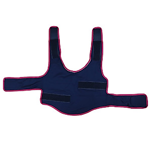 cattamao Dog Anxiety Relief Coat, Dog Anxiety Calming Vest Jacket for Thunderstorm,Travel, Fireworks,Vet Visits (Medium, Navy)