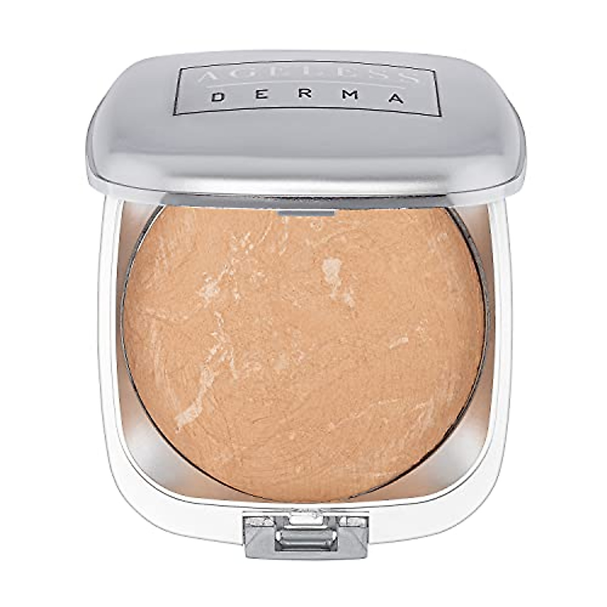 Ageless Derma Mineral Baked Foundation Makeup- Vegan - Paraben - Gluten and Cruelty Free Powder foundation (Simply Beige)