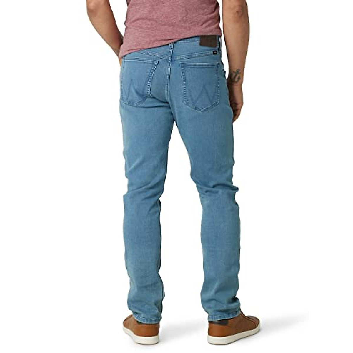 Wrangler mens Free-to-stretch Athletic Fit Jeans, Wyatt, 42W x 30L US