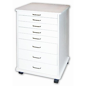 TPC Doctor's Mobile Cabinet (White) TMC-140-W