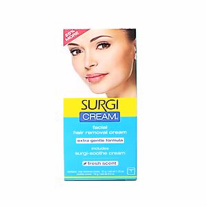Ardell Surgi Professional Hair Remover Cream for Face Fresh Scent, 1.75 Ounce