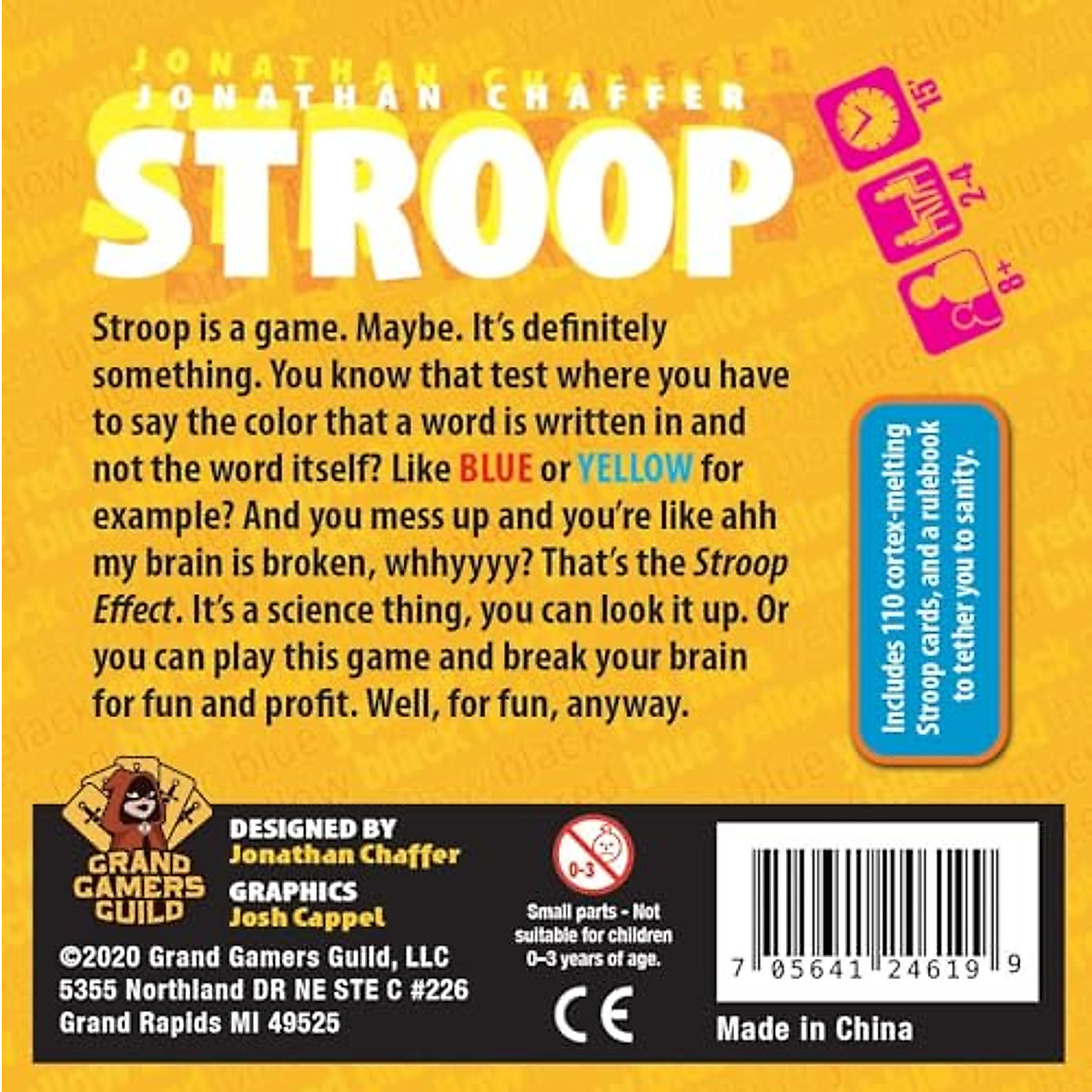 Grand Gamers Guild Stroop