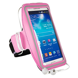 Apple iPhone 6 (A1549, A1586) Sports Workout Exercise Running Armband Fits Big, Small Arms (10 inch to 15 inch Strap)