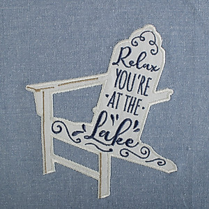 DII Tabletop Collection, Happy Camper Collection, Dishtowel Set, Lakeside, 3 Piece