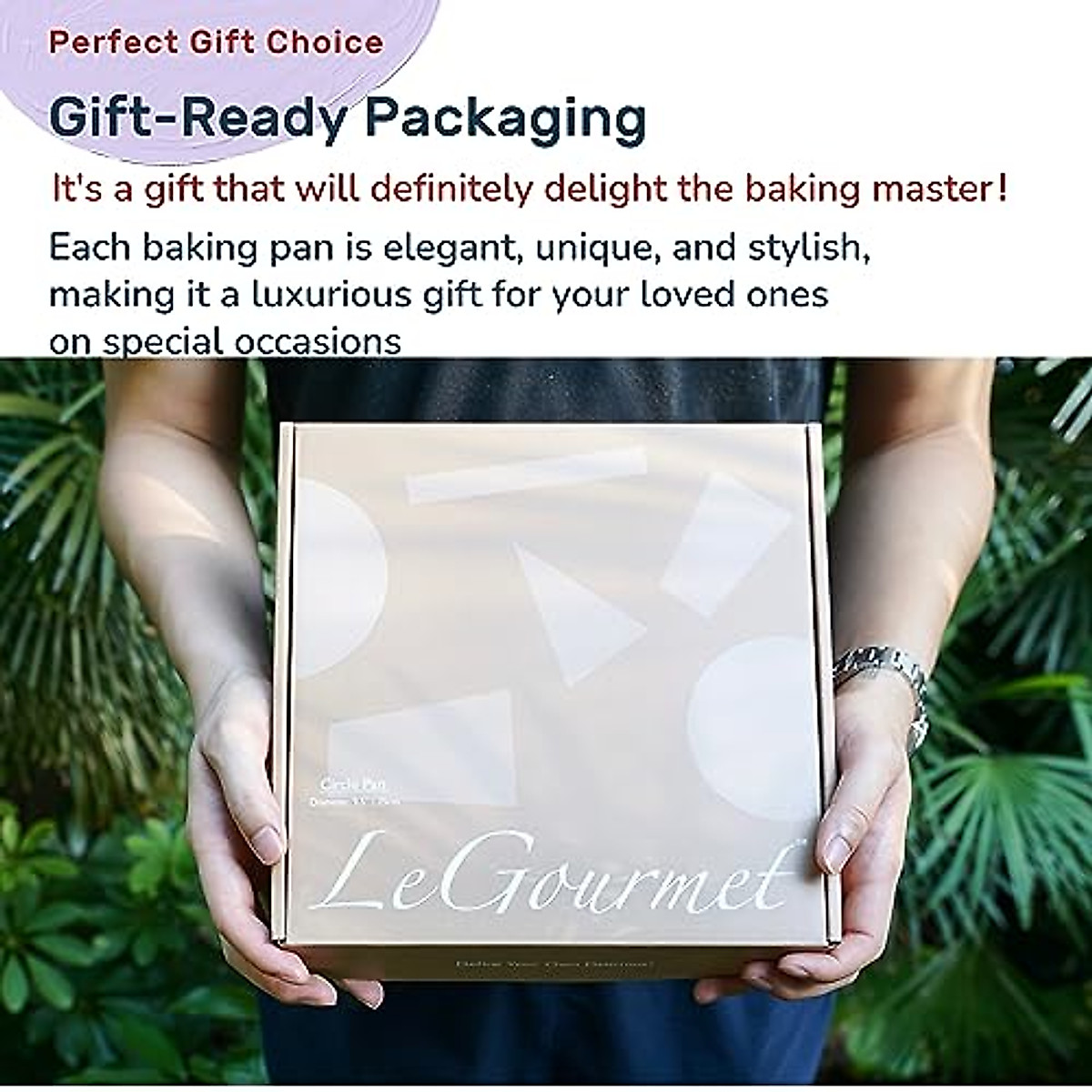 LeGourmet Nonstick Round Cake Pan 9 Inch, Ceramic Coating, Non-Toxic, Rust Resistant Aluminized Steel, Perfect Circle Baking Dish for Pie, Brownie, Tart - Cyan