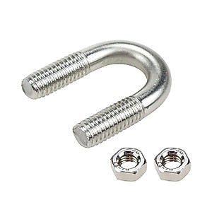 Sscon 10Pcs M6x10 304 Stainless Steel U-Bolt Fastener for 10mm Pipe Dia