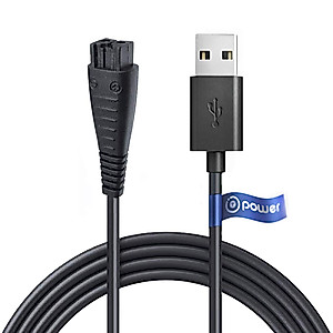 T POWER Home Car Charging Cable for for Panasonic Pro-Curve Wet Dry Shaver Electric Blade Razor RE7-40, RE7-51, RE7-59, RE7-68, ER-GC20, RE740, RE768, RE759, RE751, ERGC20 Travel Power Cord