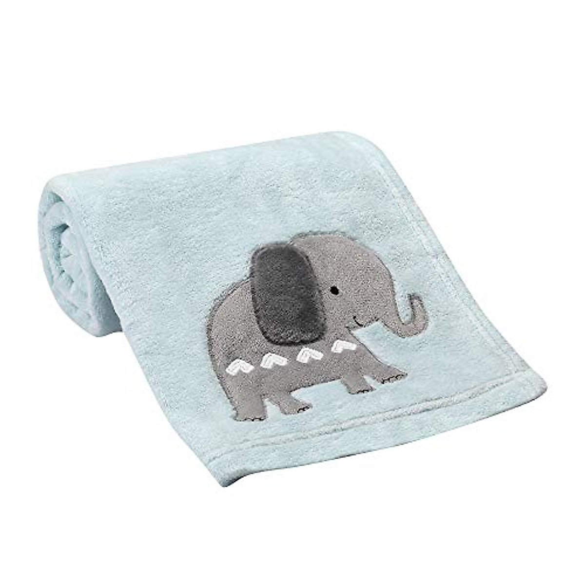 Bedtime Originals Jungle Fun Baby Blanket, Blue