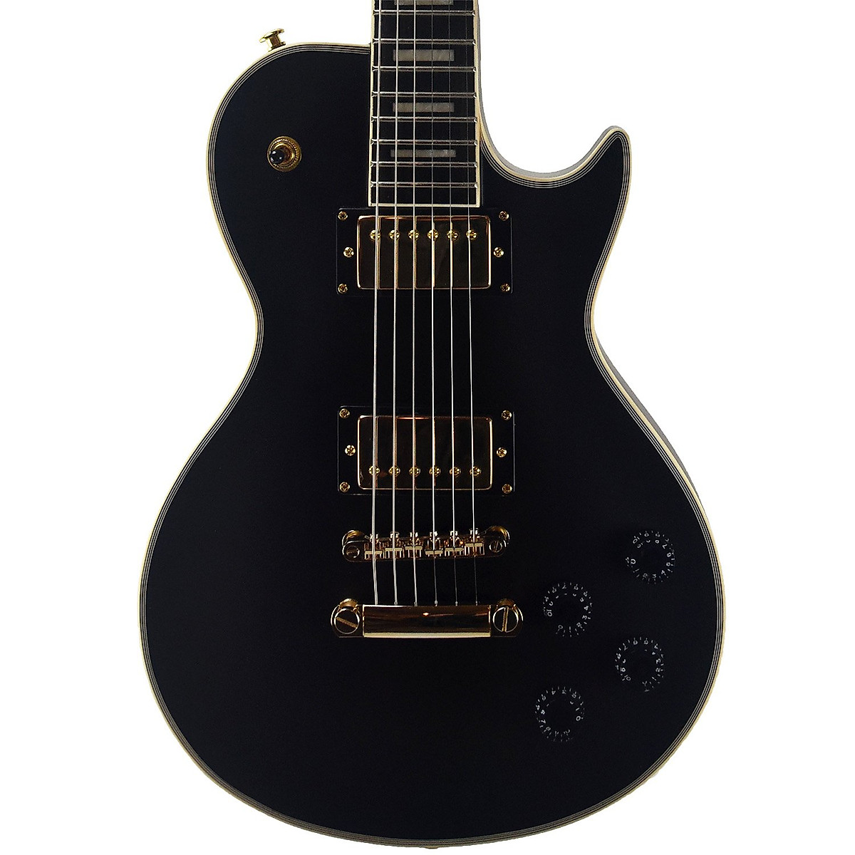 Sawtooth 6 String Solid-Body Electric Guitar, Right Handed, Satin Black, (ST-H70C-STNBK)