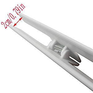 LQ Industrial Music Page Holder 4PCS 15mm Black Plastic Music Score Fixed Clips Book Paper Holds Musical Note Clamps for Guitar Violin Piano Player