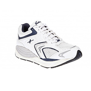 Xelero Matrix - Men's Motion Control Walking Shoe White/navy Mesh - 9 Medium