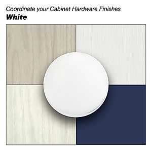 Richelieu Hardware 6899224300 8 13/16 in (224 mm) Center Matte White Contemporary Cabinet Pull
