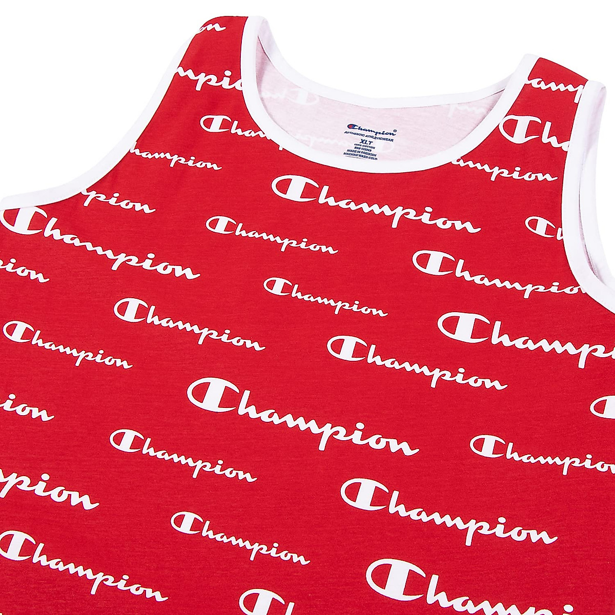 Champion Big and Tall Tank Tops for Men – Big and Tall Mens Sleeveless Shirts Red White