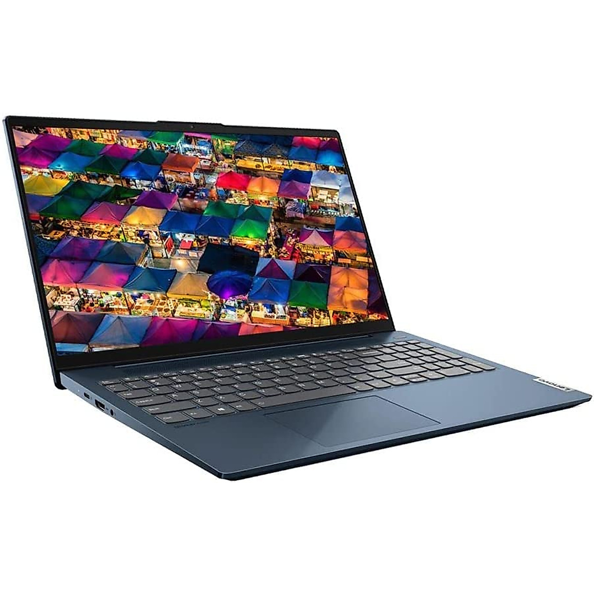 Lenovo Ideapad 5i 15.6" FHD (1920 x 1080) IPS Touch Fingerprint Reader Laptop, Intel Core i5-1135G7 Quad Core 11th Gen. up to 2.4 GHz, 8GB RAM,512GB SSD, Bluetooth, HDMI, Win 11 Home, Blue, EAT Cloth