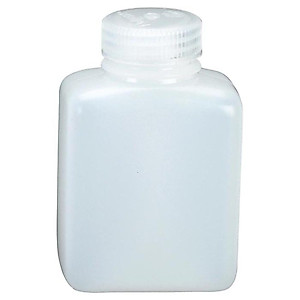Nalgene HDPE Square Narrow Mouth Bottle (2- Ounce)