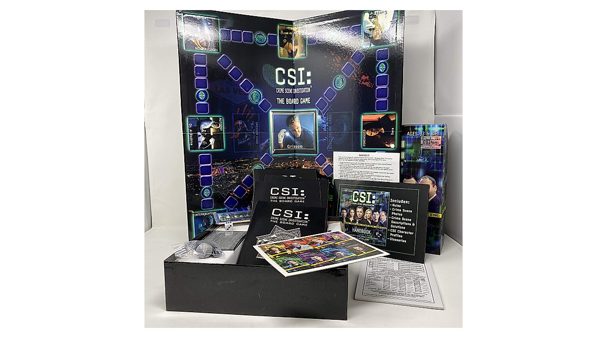 Solve Crimes with CSI: The Board Game - Ages 13+