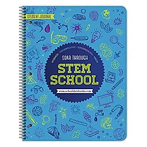 STEM Education Journal for Middle School/High School - by School Datebooks