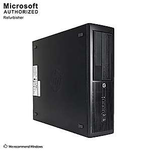 HP Elite Desktop Computer PC, 3.1 GHz, Intel Core i5, 16GB, RAM, 2TB HDD, New 22 inch LED Monitor, RGB Speaker and Keyboard Mouse, WiFi, Windows 10 Pro (Renewed)