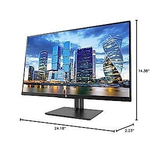 HP Z27 27 Inch 4K UHD Multi-Device Monitor Bundle with USB-C, HDMI, K375s Bluetooth Keyboard, M585 Bluetooth Mouse, Gel Pads, Compatible with MacBook, MacBook Pro, MacBook Air, iPad and iPhone
