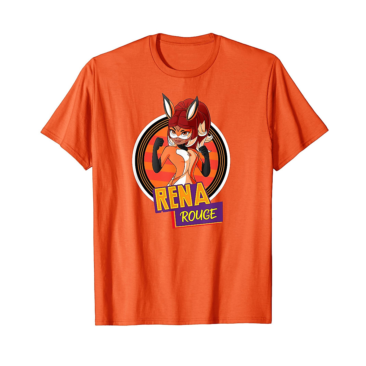 Miraculous Ladybug Orange Collection Rena Rouge badge T-Shirt