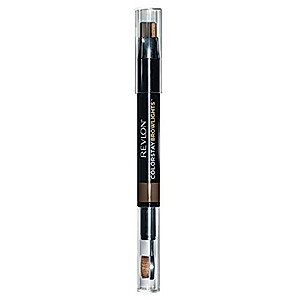 Revlon Colorstay Browlights Pencil, Eyebrow Pencil & Brow Highlighter, 0.55 Lb, Dark Brown
