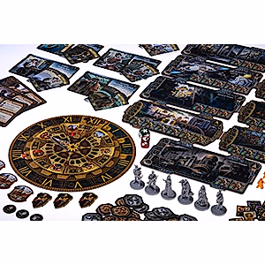 City of The Great Machine Board Game | 1-4 Players | Ages 14 and up | Steampunk | One-vs-Many | Hidden Movement | Cooperative & Solo | Average Playtime 45-90 min