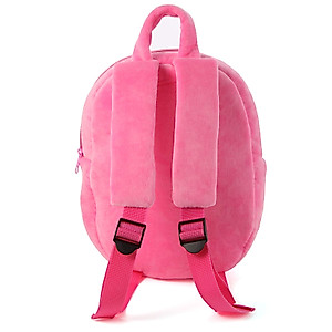 Mloovnemo Kids Unicorn Plush Toddler Travel Preschool Shoulder Backpack for 1-5 Year Old Kindergarten Girls Gift (Pink Unicorn)