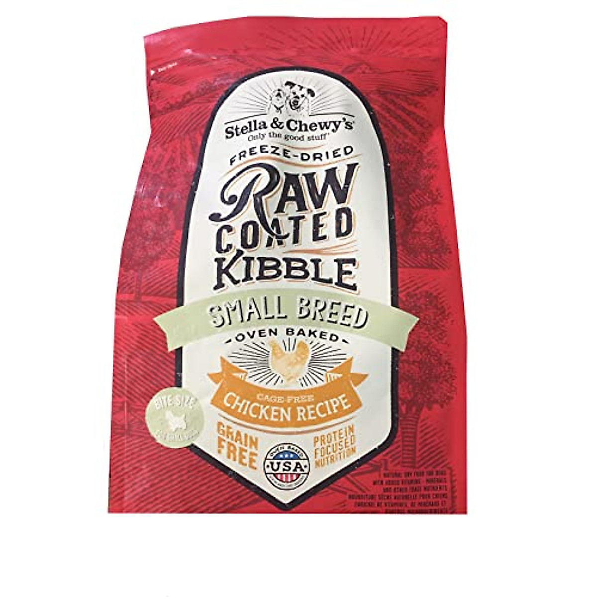 Stella & Chewy'S Raw Coated Small Breed Chicken Recipe Dog Food 3.5Lb