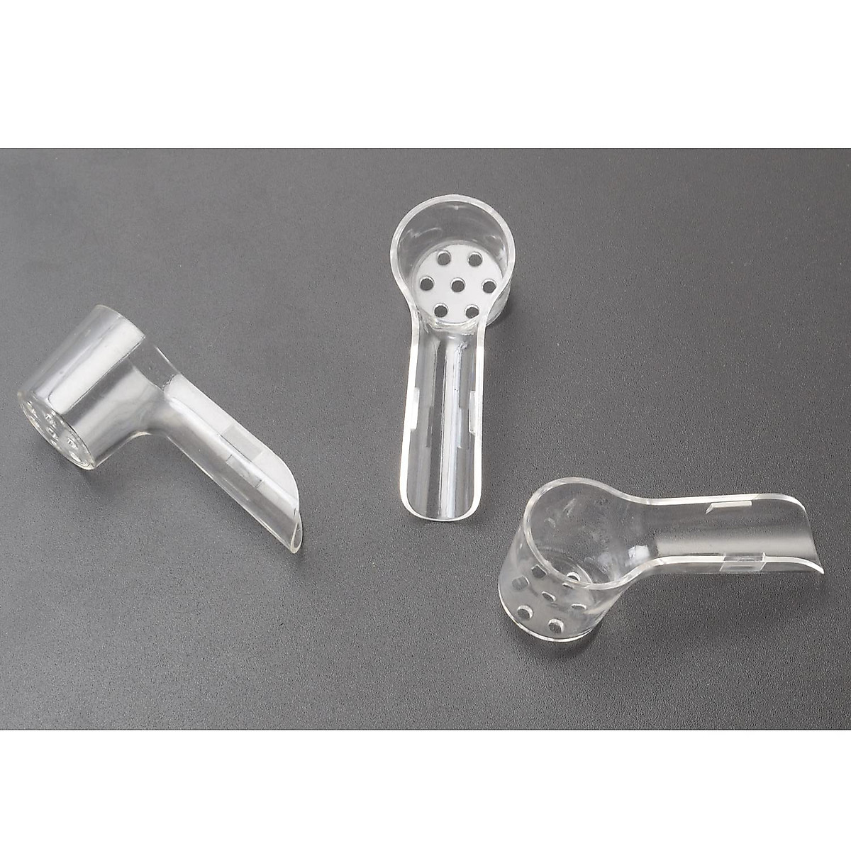 QICAITU 8 Pcs Electric Toothbrush Head Covers Compatible with Oral B Rotating Replacement Heads, Toothbrush Cap Convenient for Travel, Toothbrush Accessories to Keep Dust Away (8 Pcs/White)