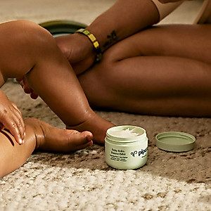 Pipette Baby Balm - Protects, Hydrates & Nourishes Sensitive Skin - Baby Essentials for Newborn with Renewable Plant-Derived Squalane, 2 oz