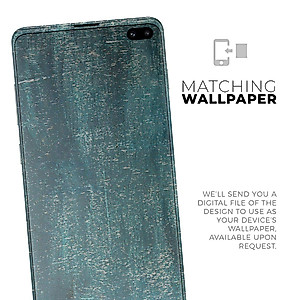 DesignSkinz Aged Green Paint Surface Protective Vinyl Decal Wrap Skin Cover Compatible with The Samsung Galaxy S20 (Screen Trim & Back Glass Skin)