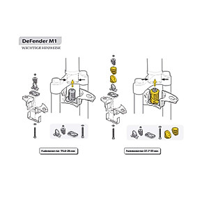 Topeak DeFender M1 & M2 Mountain Bike Fender Set (26-Inch Wheels)