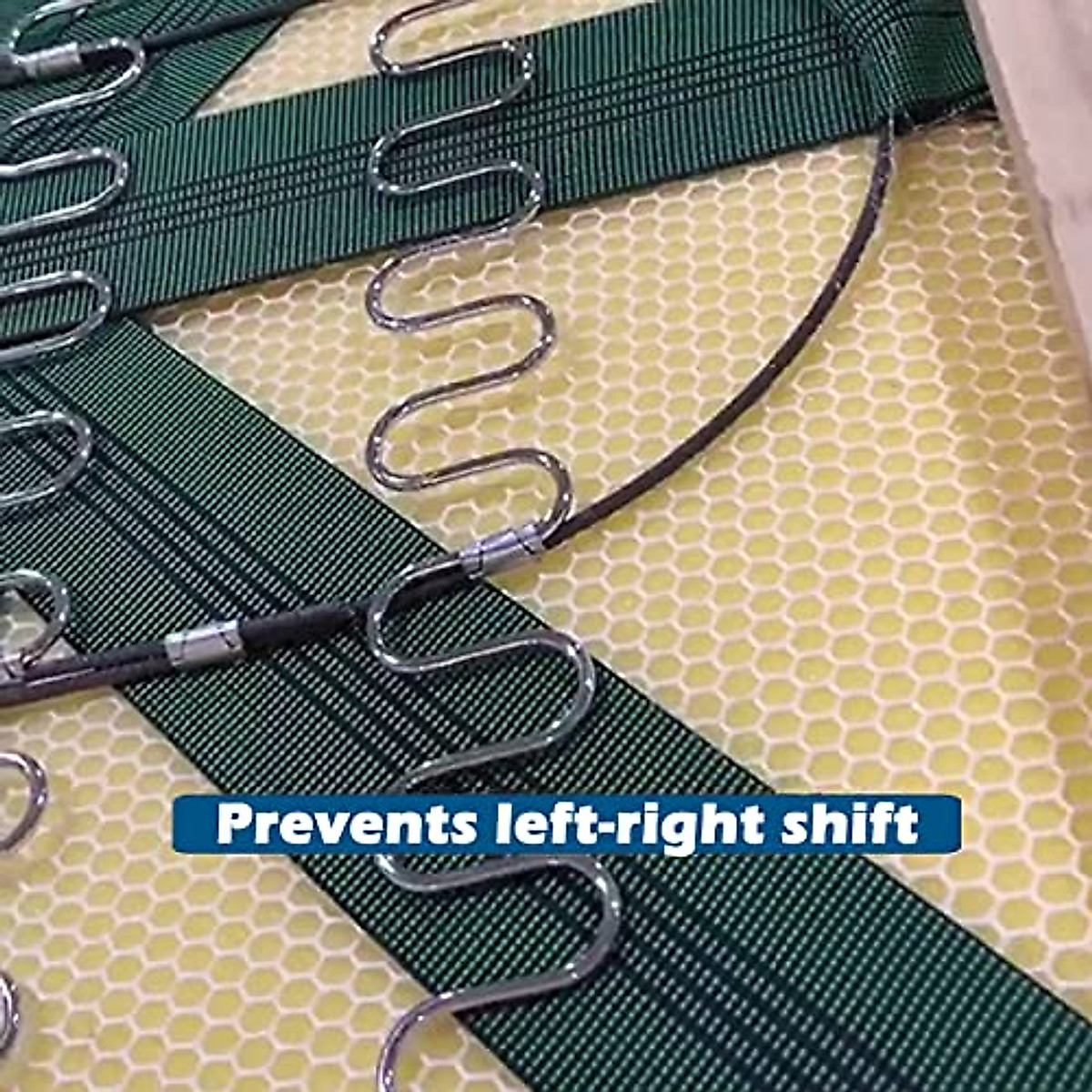 Kaupuar Upholstery Stay Wire for Sofa Furniture Springs Repair Kit ，40 Clips ，Each Section is 25 Inches Long *6 Pcs.