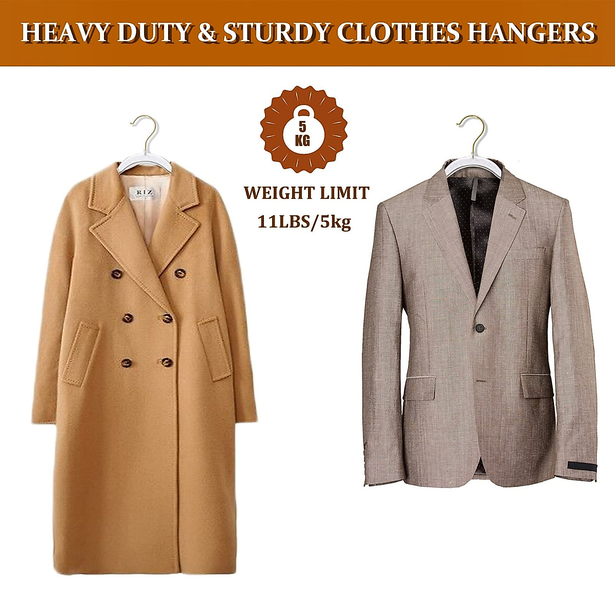 Clear Clothes Hangers 16", 20 Pack Plastic Coat Hanger for Adult Closet, Durable Bling Ganchos de Ropa with Swivel Hook, Notched Shoulders & Ultra-Thin Space Saving Laundry Hanger for Dress Suits